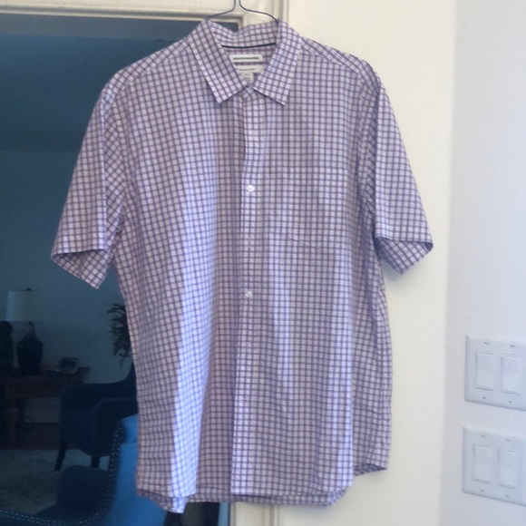 Amazon Essentials | Shirts | Mens Short Sleeved Button Down Shirt ...